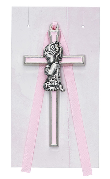 Hail Mary Gifts | Jewelry | 3 2 Pink Girl Cross With | Poshmark